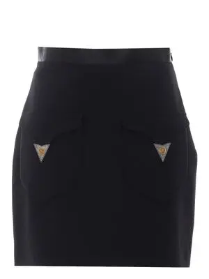 VERSACE Versace Women Wool Mini Skirt