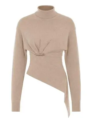 LANVIN Draped Sweater - Cream