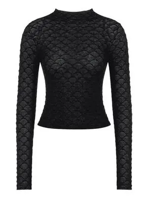 LANVIN High Neck Sweater - Black