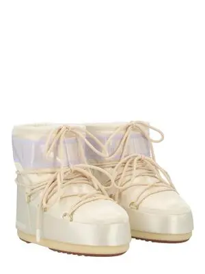 Moon Boot Moon Boot Insulated Lace-Up Snow Boots Ivory