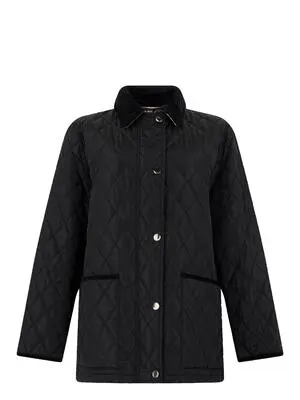 BURBERRY Burberry Quilted Jacket With Shawl Collar