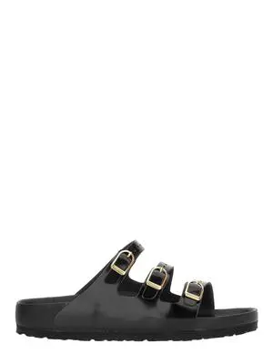 BIRKENSTOCK Triple-buckle Slide Sandals - Black