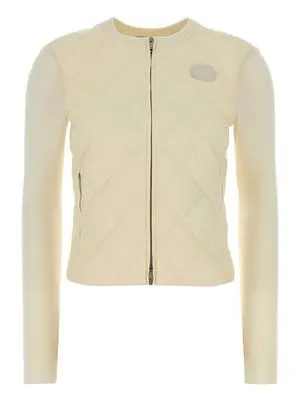 Burberry Lightweight Nylon And Wool Jacket - White