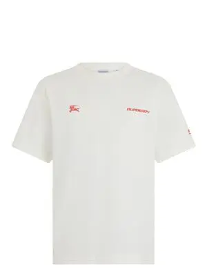 Burberry Mini Logo Crewneck T-shirt - White