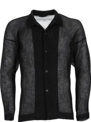 ISSEY MIYAKE Homme Plisse' Issey Miyake Men's Pleated Polyester Shirt