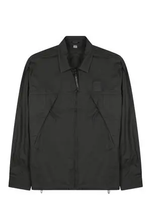C.P. COMPANY C. P. Company Cotton Zip Front Jacket - Charcoal