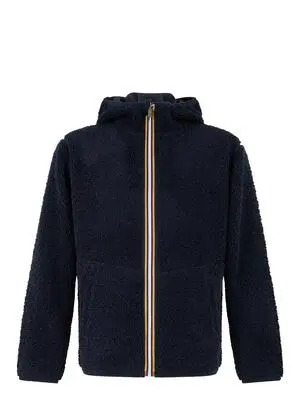 K-WAY Soft Hooded Zip Jacket - Blue