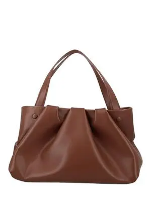 THEMOIRE Themoirè Ruched Tote Bag Brown