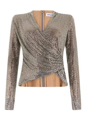 SELF-PORTRAIT Self-Portrait-Inspired Long Sleeve Blouse