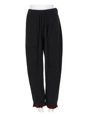 UMA WANG Uma Wang Women's 100% Cashmere Trousers Charcoal