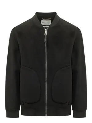 AMARANTO Amaranto Bomber Jacket Nero