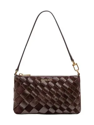 Michael Kors Convertible Wristlet Crossbody Bag - Chocolate