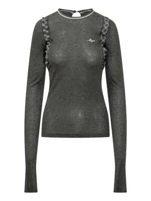 MSGM Msgm Long Sleeve Logo T-Shirt
