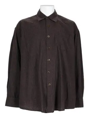Our Legacy Grid Check Shirt - Brown