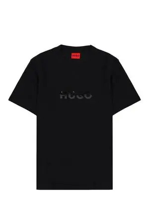 Hugo Classic Cotton T-shirt For - Black