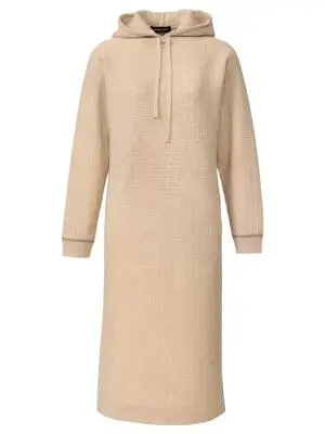FABIANA FILIPPI Waffle-knit Drawstring Midi Dress