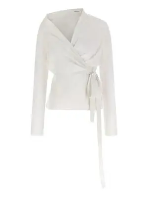 ARMARIUM Thalassa Wrap Blouse - White