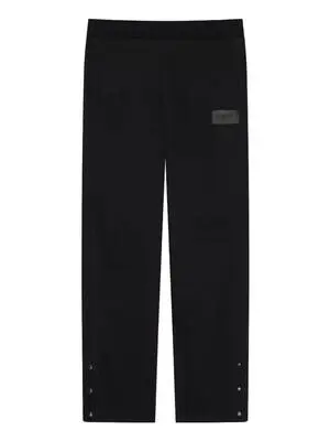 Givenchy Joggers In Wool With Paris Patch - Black