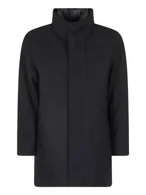 DUNO Blake Z High-neck Coat - Black