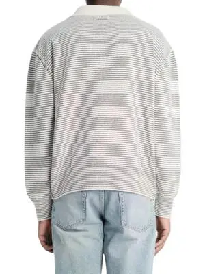 MFPEN Charming Striped Wool Sweatshirt - Neutrals