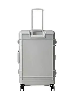 EASTPAK Large Resist'r Case Logo-patch Hardshell Suitcase Silver