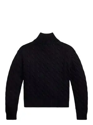 POLO RALPH LAUREN Cable-knit Quarter-zip Sweater