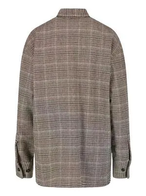 Ermanno Scervino Check Patterned Shirt - Brown