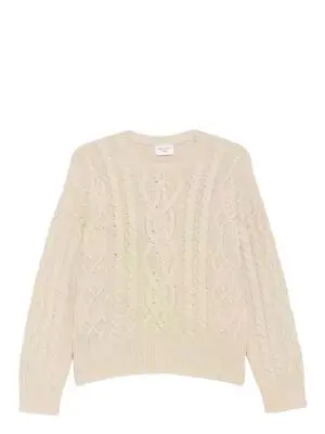 MAX MARA Alben Cable-knit Wool Sweater