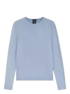 BOSS Slim-fit Crew Neck Sweater In Merino Wool