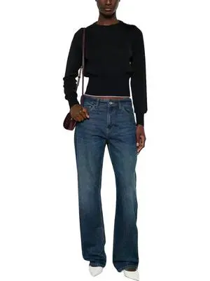 ROBERTO COLLINA Ribbed-waist Sweater