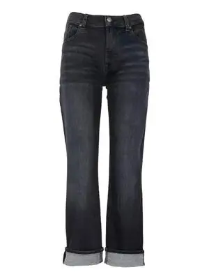 7 For All Mankind Whiskering-effect Jeans - Black