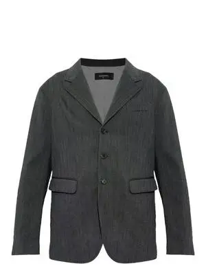Dsquared2 Osaka Herringbone-pattern Notch-lapels Blazer - Grey