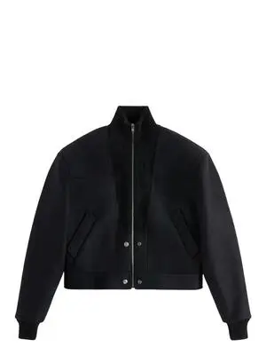 MAISON MARGIELA Zip-fastening Bomber Jacket - Black