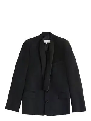 MAISON MARGIELA Shawl-lapel Tuxedo Blazer - Black
