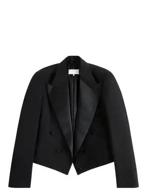 MAISON MARGIELA Grain-de-poudre Tuxedo Blazer - Black