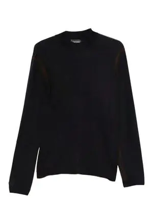 EMPORIO ARMANI Contrast-trim High-neck Sweater