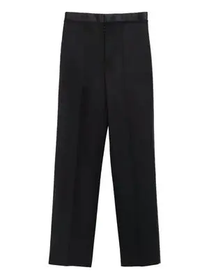 MAISON MARGIELA Taped Wool Trousers - Black