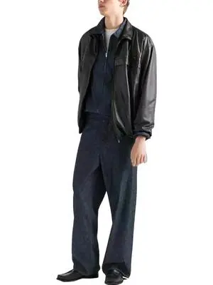 Prada Chambray Pants - Blue