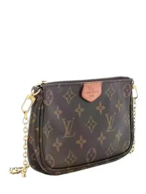 LOUIS VUITTON Multi Pochette Accessoires Monogram Canvas Small Pouch - Brown