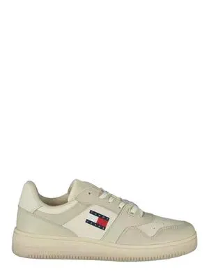 Tommy Hilfiger Logo-patch Panelled Sneakers - Neutrals