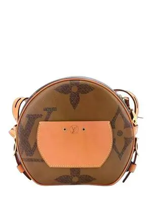 LOUIS VUITTON Boite Chapeau Souple Bag Reverse Monogram Giant Shoulder Bag - Brown