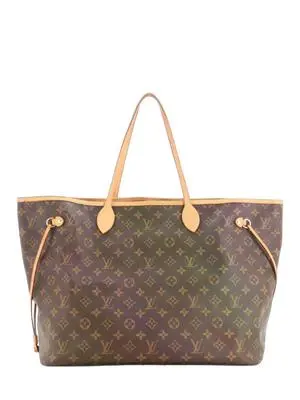 LOUIS VUITTON Neverfull Nm Monogram Canvas Gm Tote Bag - Brown