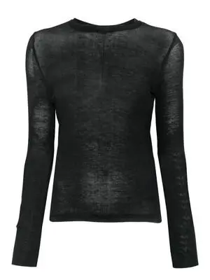 VELA SHOP Long-sleeve T-shirt - Black