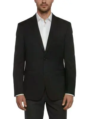 BOSS H-jeckson Single-breasted Blazer - Black