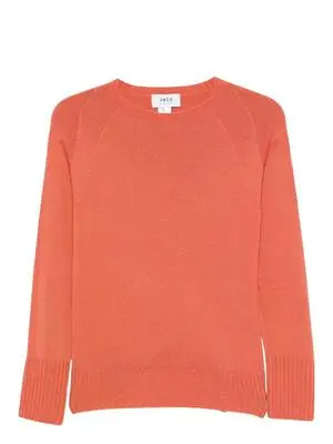 VELA SHOP Raglan-sleeve Ribbed-trim Sweater - Orange