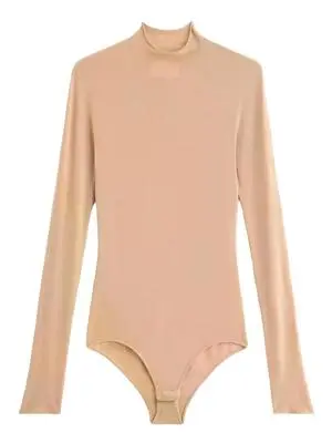 MAISON MARGIELA Second Skin Long-sleeve Bodysuit - Neutrals