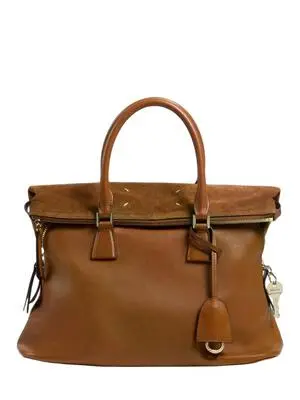 MAISON MARGIELA Medium 5ac Soft Tote Bag Brown