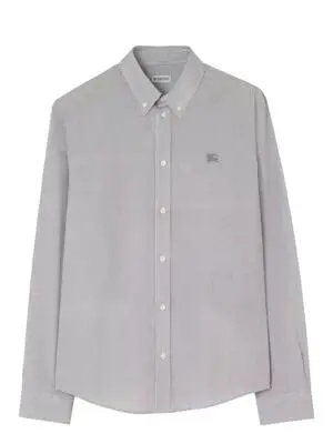 BURBERRY Classic-fit Gingham-pattern Cotton Shirt
