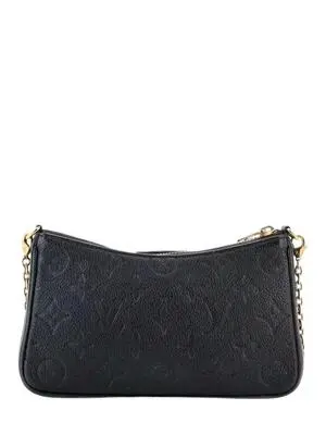LOUIS VUITTON Easy Pouch On Strap Monogram Empreinte Leather Shoulder Bag - Black