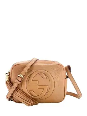 Gucci Soho Disco Leather Small Crossbody Bag - Neutrals